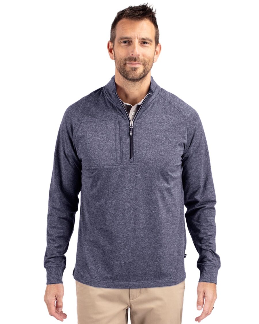 Adapt Eco Heather 1/2 Zip - Cutter & Buck Australia